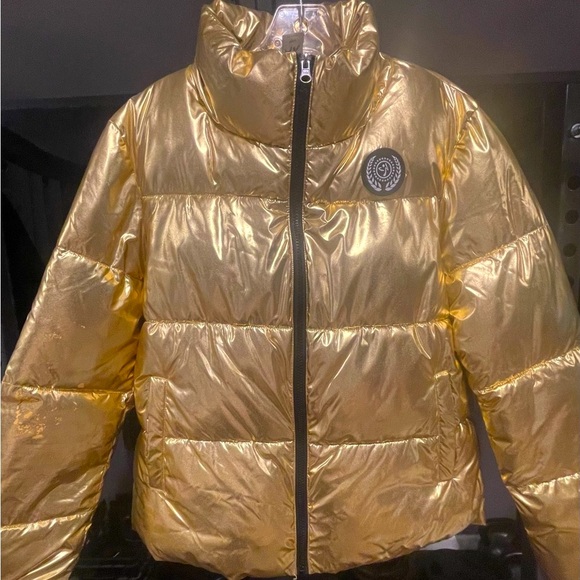 Zumba Fitness | Jackets & Coats | Shiny Gold Zumba Puffer Jacket With ...